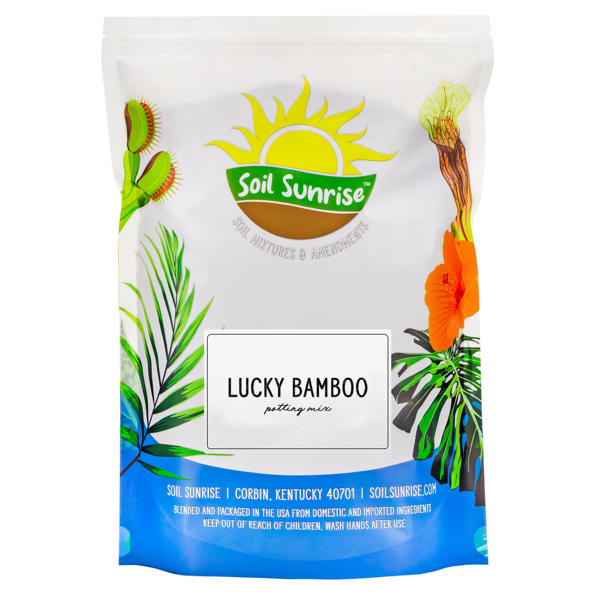 Lucky Bamboo Plant Potting Mix (Choose Size), Custom Soil Mix for ...