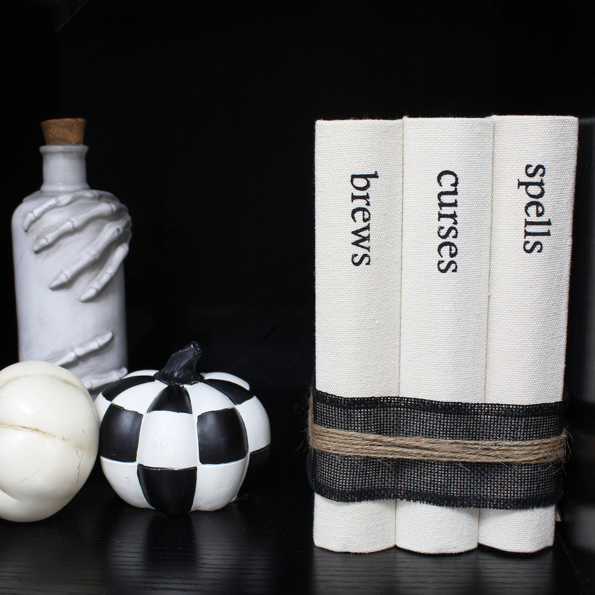 AuldHome Design Faux Book Stack: Collect Beautiful Moments Decorative ...