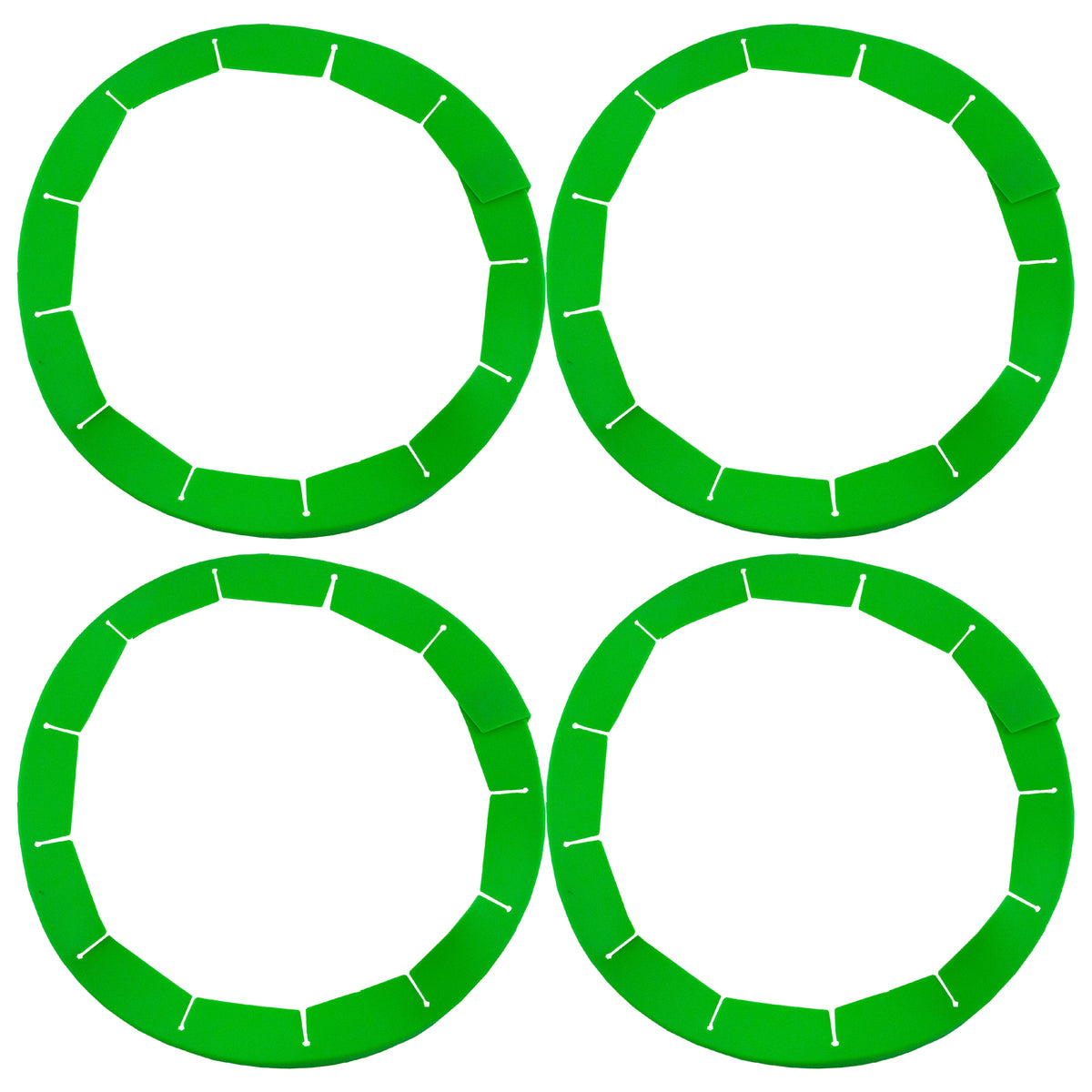 Cornucopia Brands Silicone Pie Crust Shields (4-Pack), Adjustable Pie ...